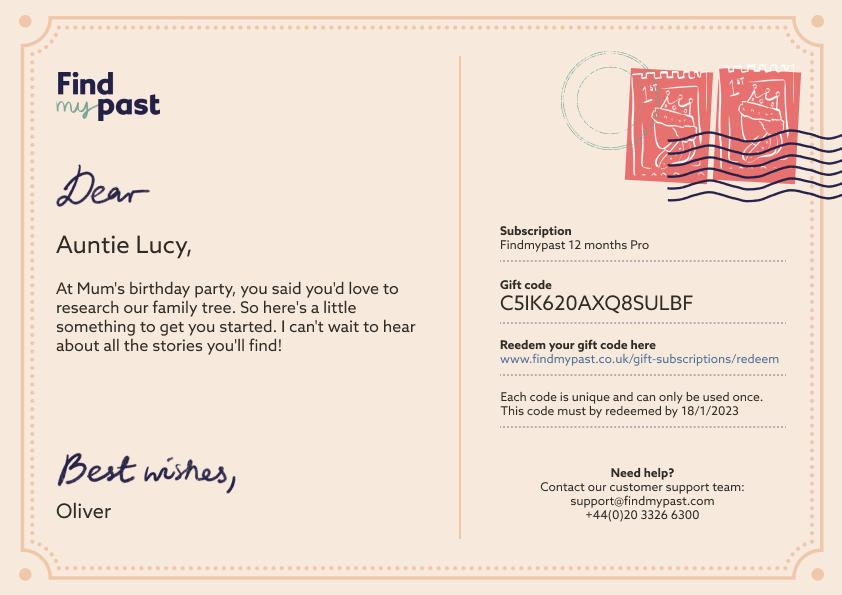 How do I buy a Findmypast gift subscription? - Help and FAQs ...